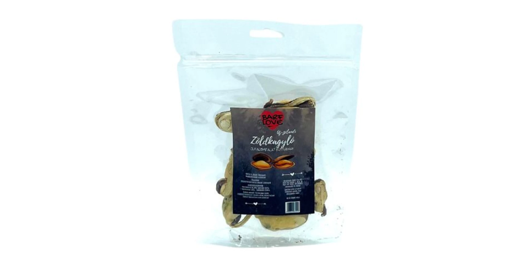Barf Love Új-Zélandi Zöldkagyló Jutalomfalat Kutyáknak 40g