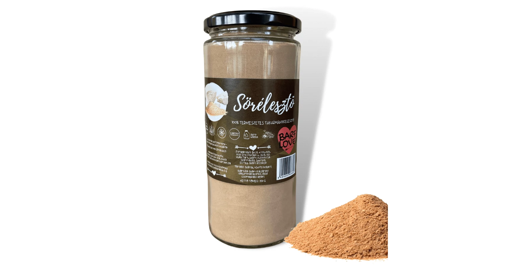 Barf Love Sörélesztő Kutyáknak, Szőrhullás ellen 350 g