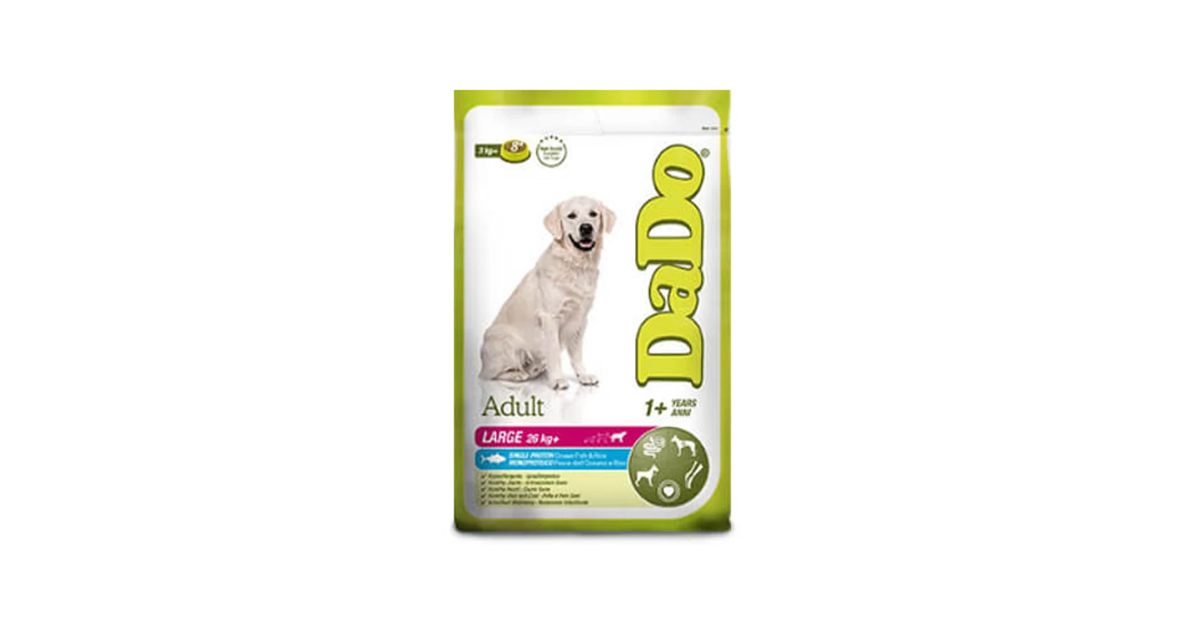 Dado Hypoallergenic Adult Large Fish & Rice 12 kg