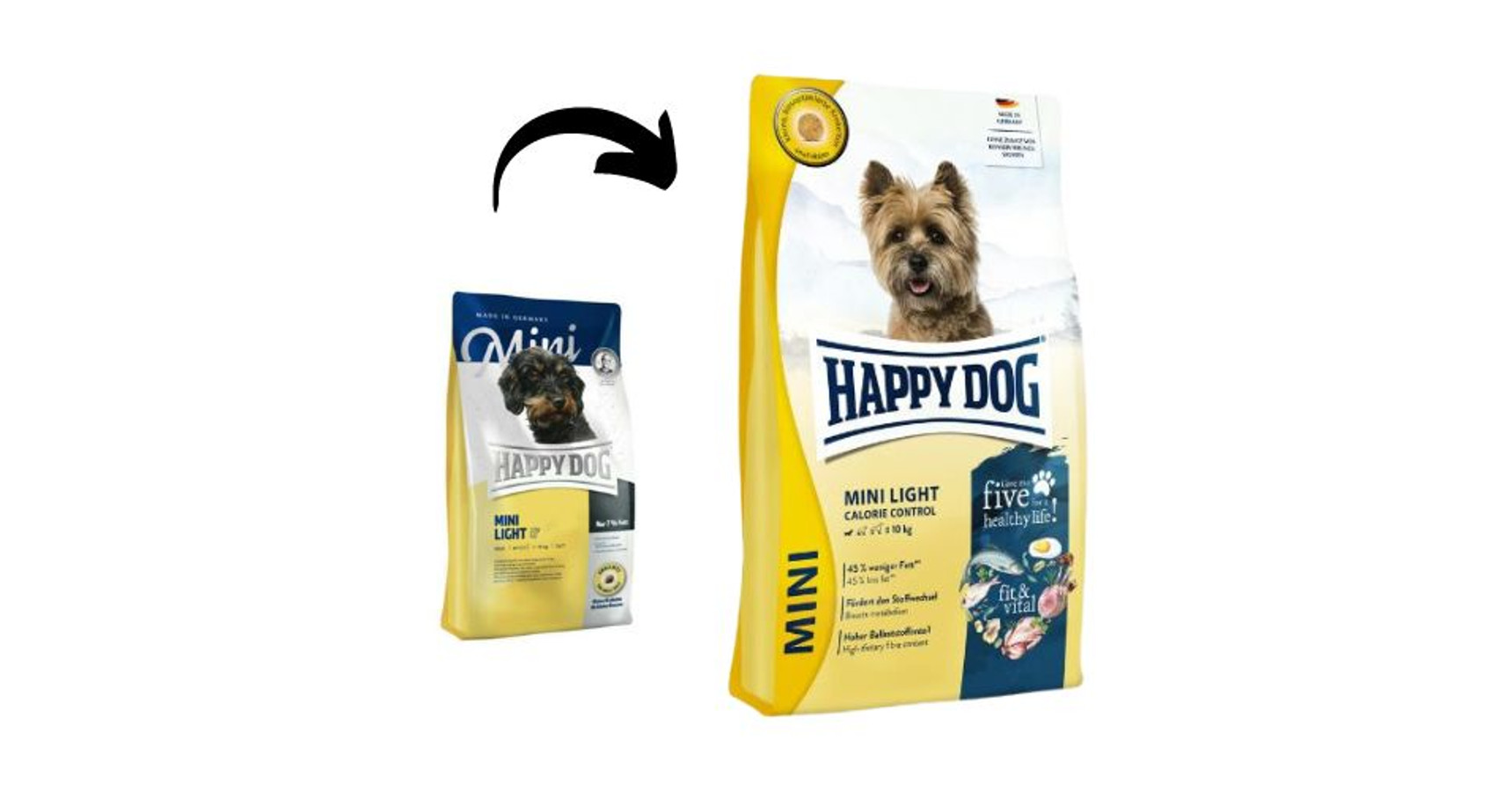 Happy Dog Fit & Vital Mini Light Calorie Control 0,8 kg kutyatáp
