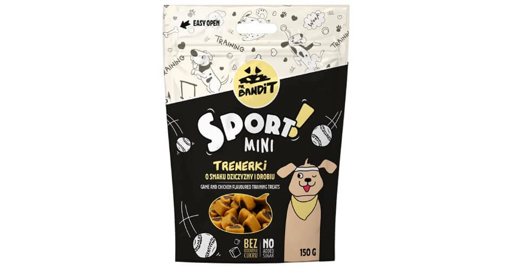 Mr. Bandit Sport Mini Training vad és csirke 150g