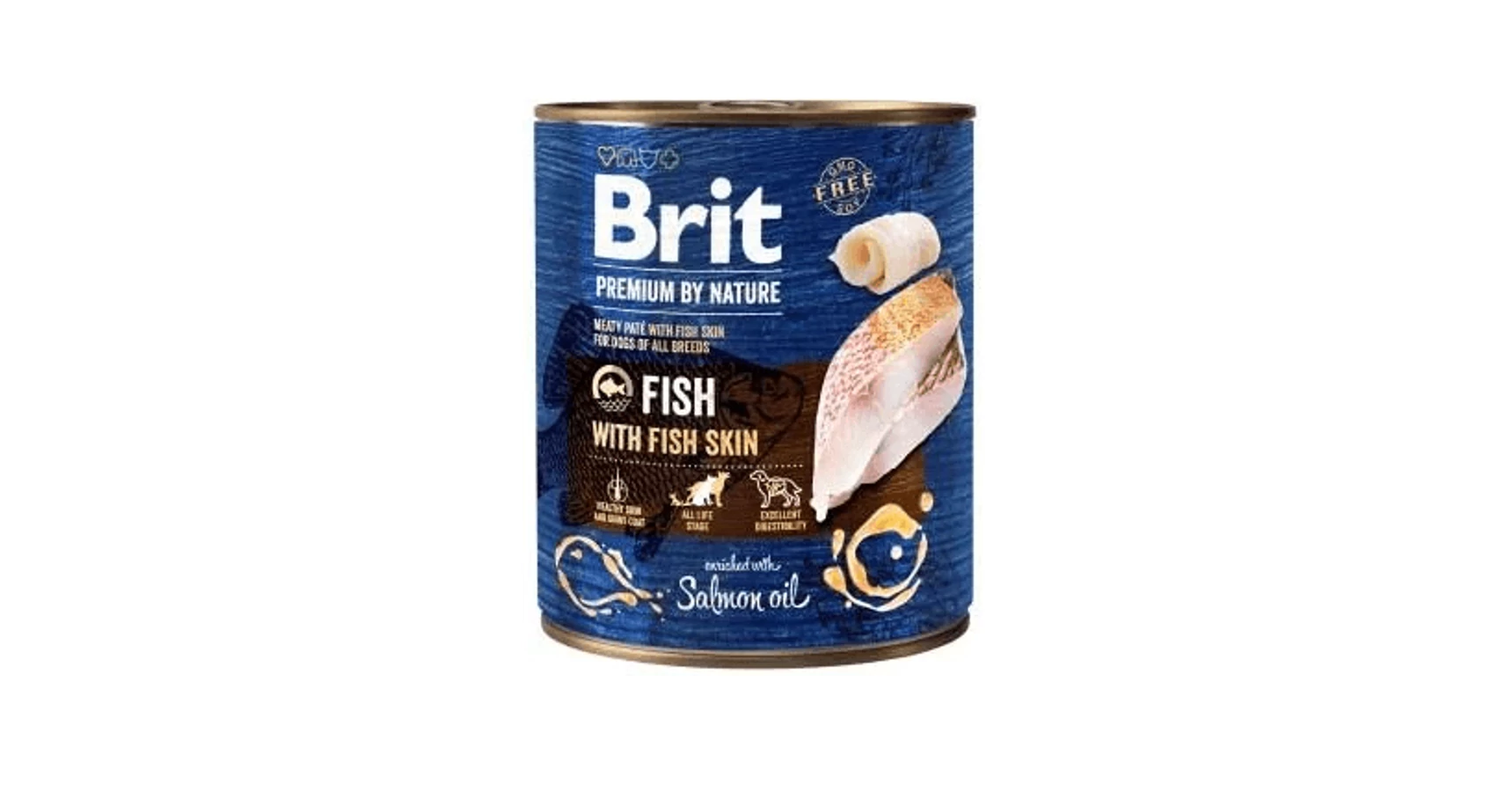 Brit Premium by Nature Adult Fish with Fish Skin konzerv 400g